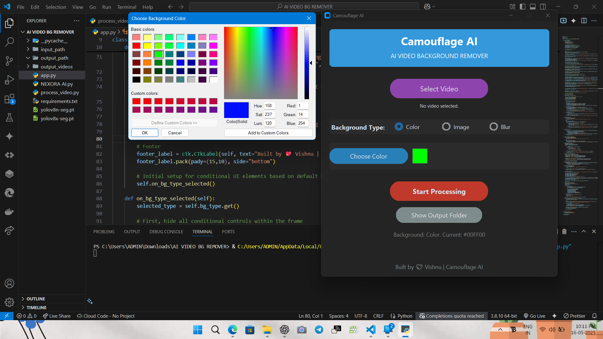 Vishnu's Portfolio | CSE’28 @ JIT | Building Terax AI